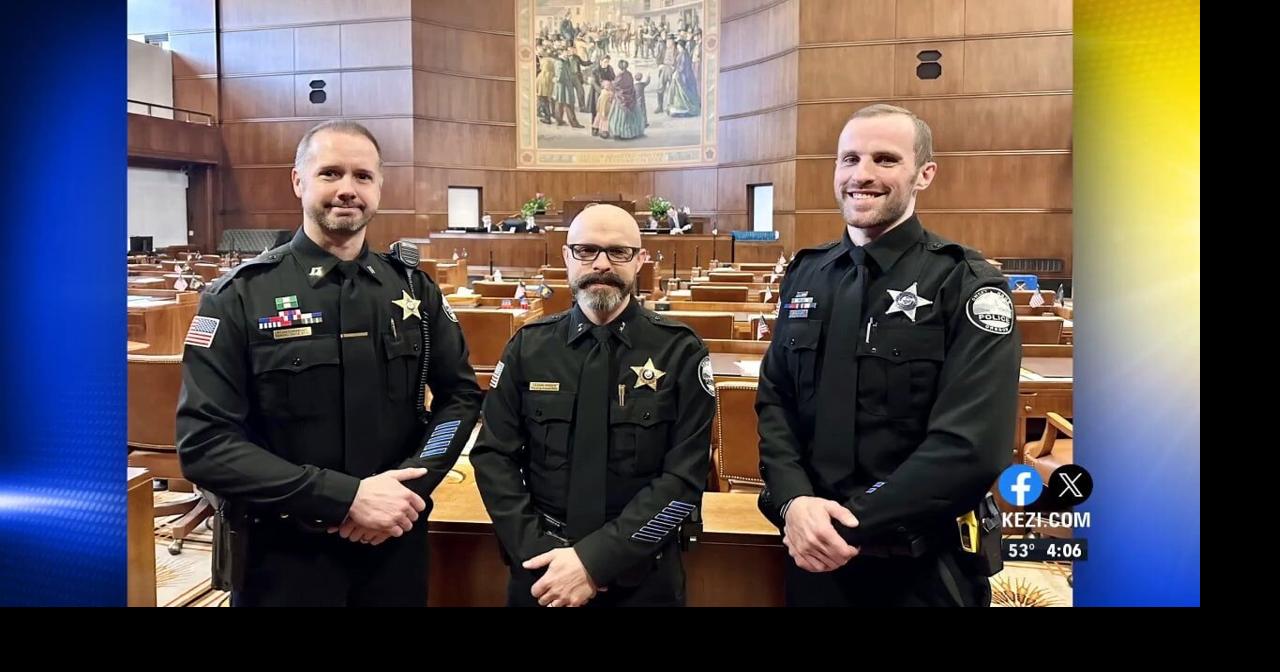 Sweet Home police officers honored by state government | Video | kezi.com