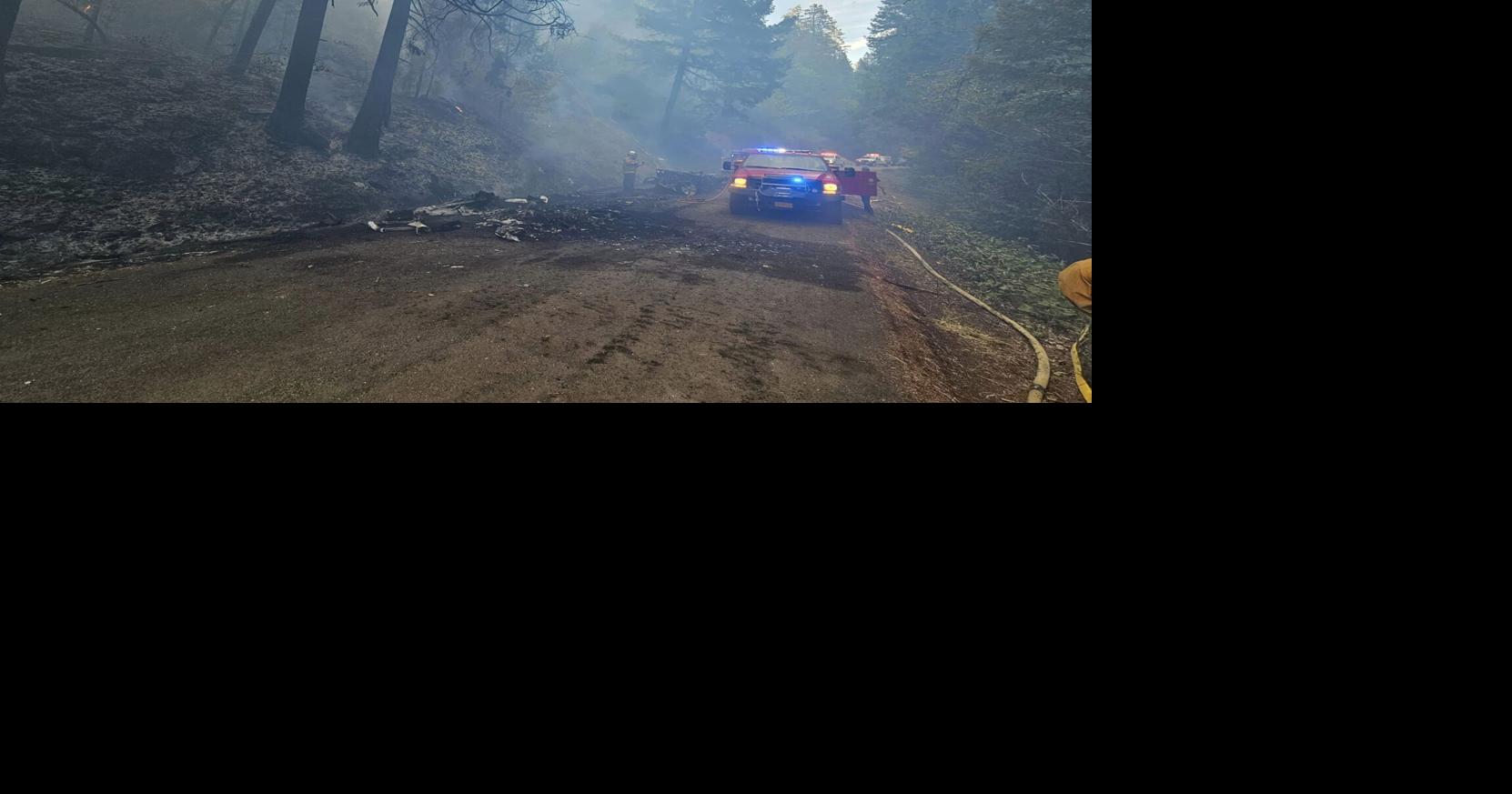 Vehicle fire spreads to area wildland vegetation near Tiller | News ...