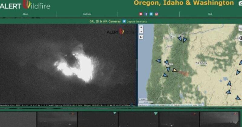 New UO wildfire camera system helps firefighters and public | FireWatch ...