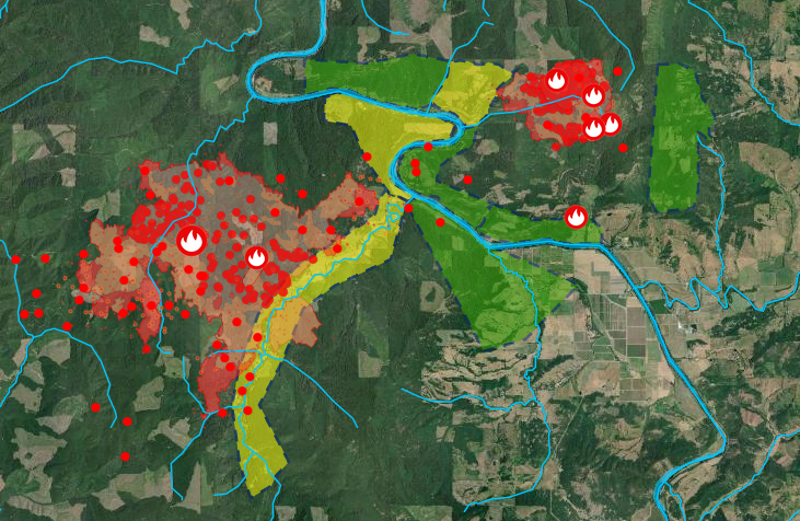 Level 3 evacuation notices downgraded to Level 2 for Tyee Ridge Complex ...