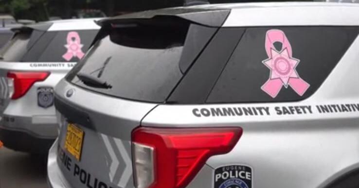Eugene police adorn patrol vehicles with pink livery in honor of Breast ...