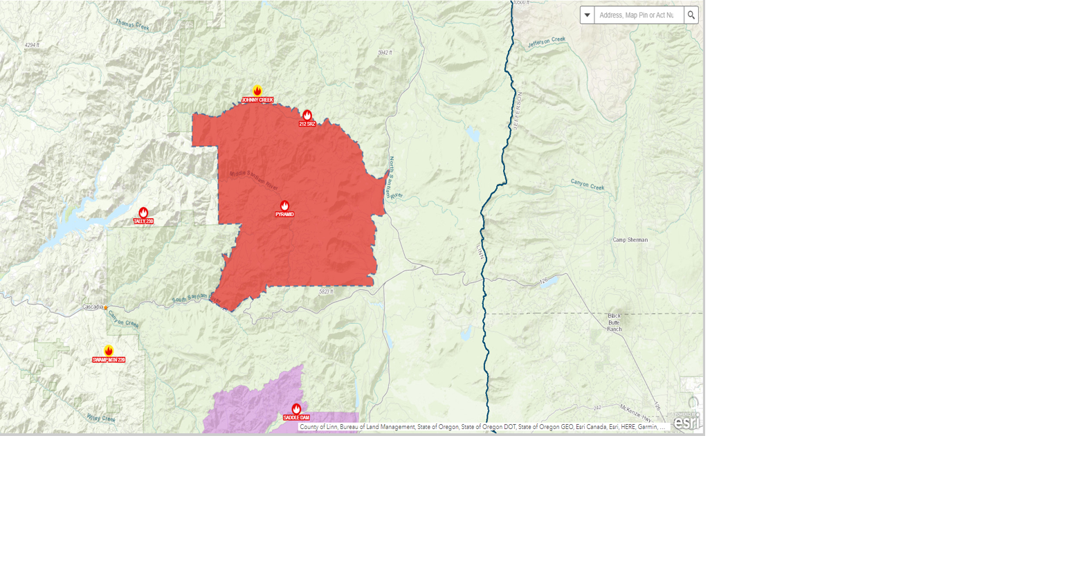 Level Three (Go Now!) evacuation order for recreation areas east of ...