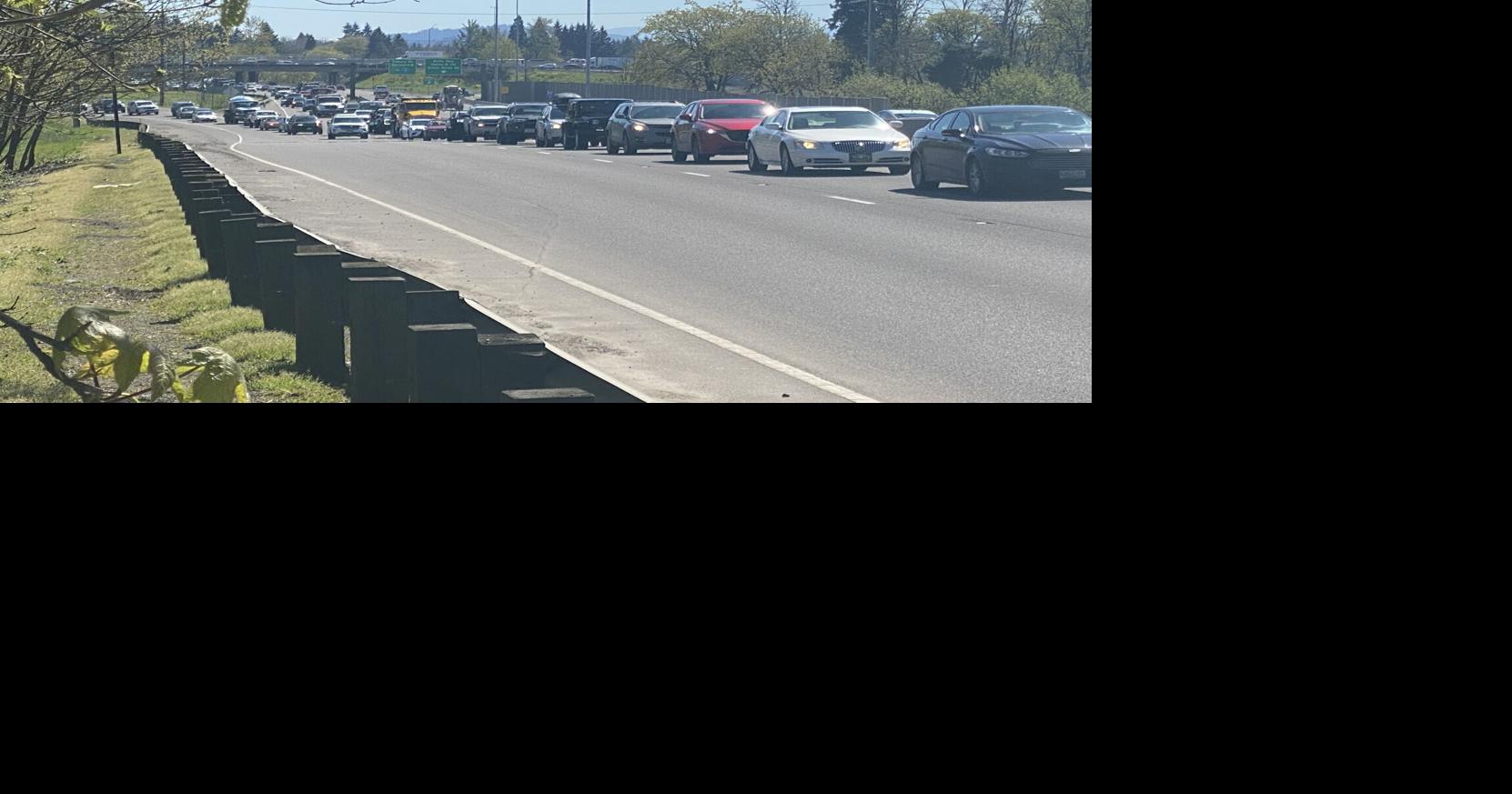 Traffic clear after two multiple-vehicle crashes temporarily block ...
