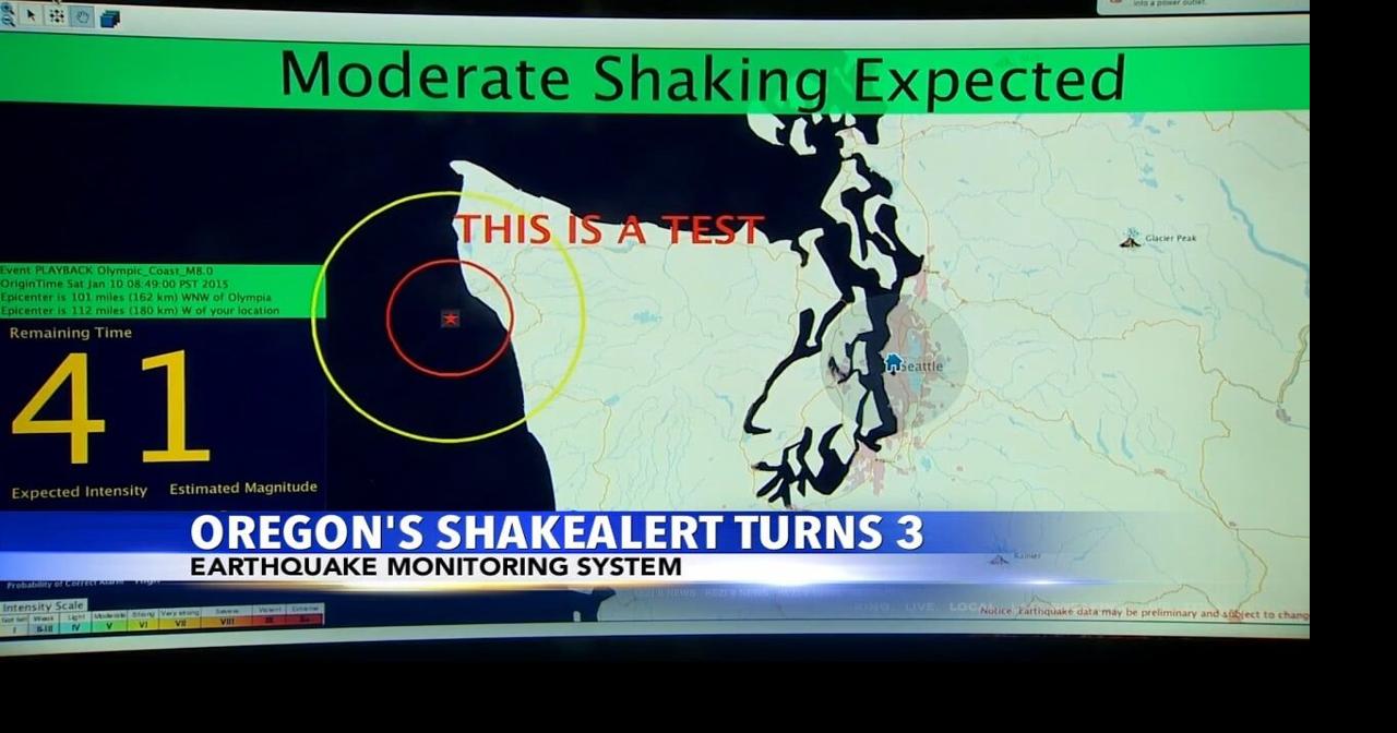 Oregon's Shakealert turns three! | Video | kezi.com