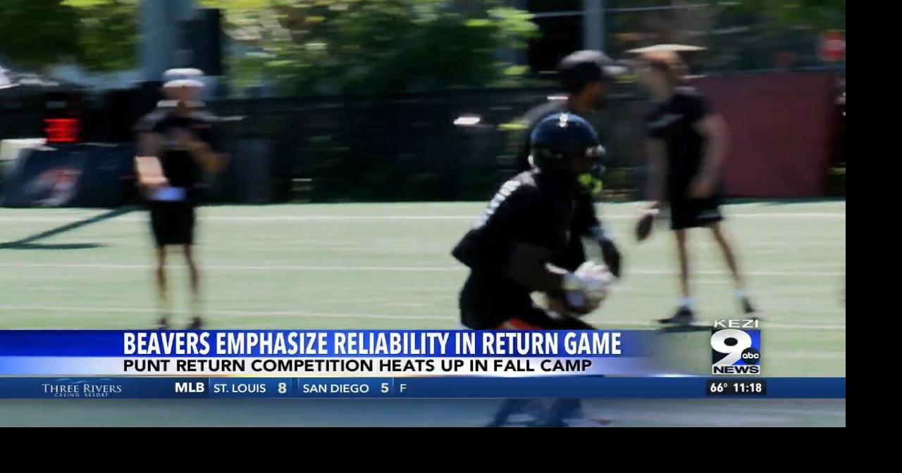 Oregon State football emphasizes reliability in return game | Video ...