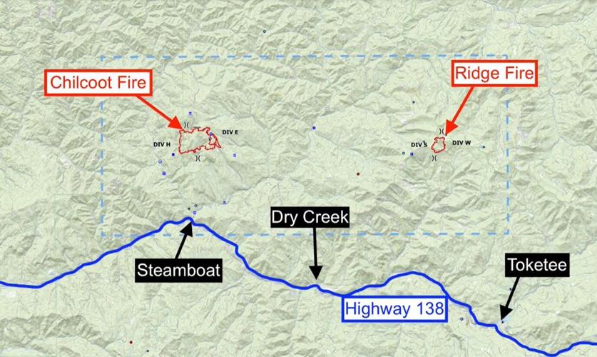 Weather conditions assist fire crews battling Umpqua fires | News ...