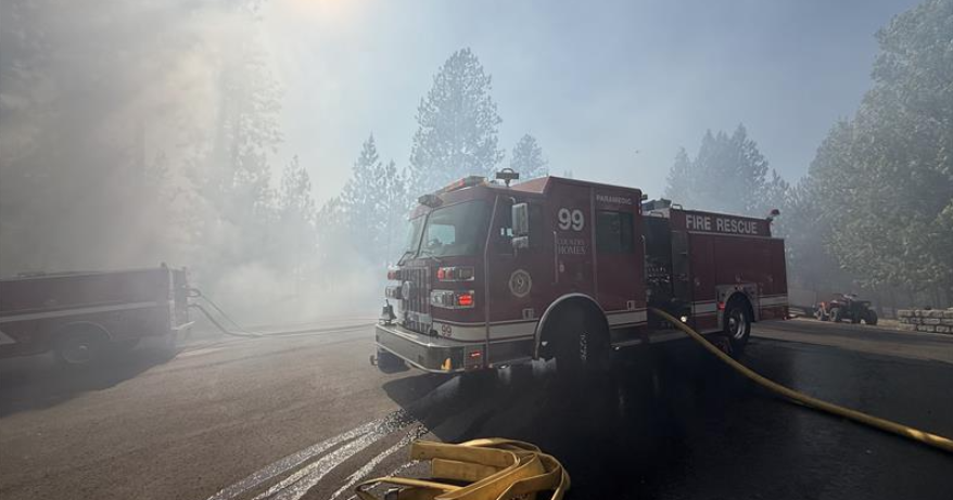 Wildland fire in Mead prompts evacuations | | khq.com