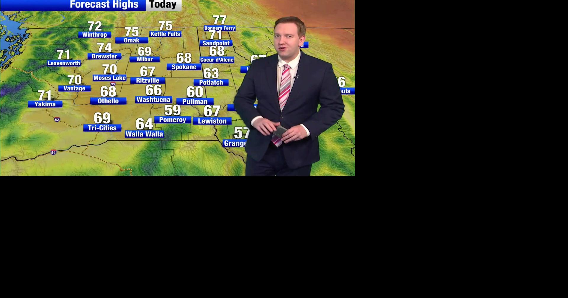 Cold showers, storms | Weather | khq.com