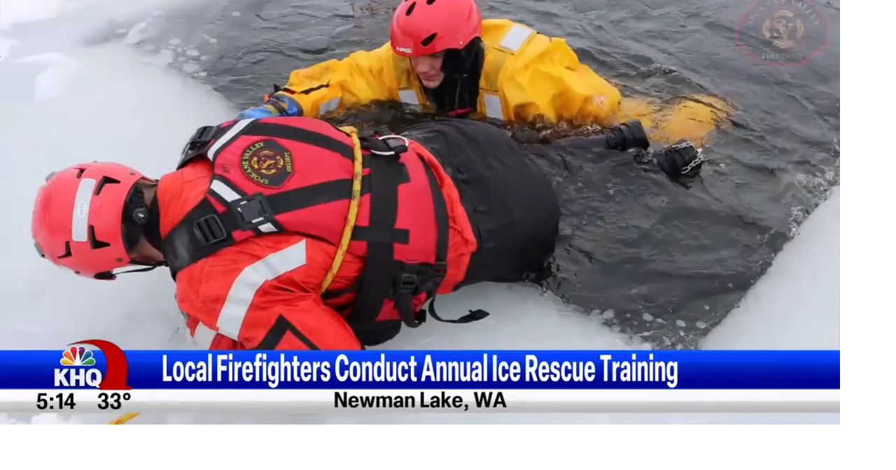 Spokane Valley Fire Department conducts annual ice rescue training at ...