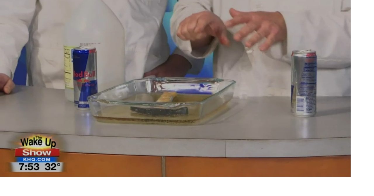 Extreme Science with Radical Rick: Will an energy drink turn a hammer ...