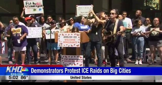Protests across the nation occur before ICE raids begin | Spokane News ...