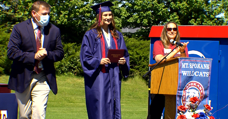 Mt. Spokane Class of 2020 caps off unique year with drive-thru ...
