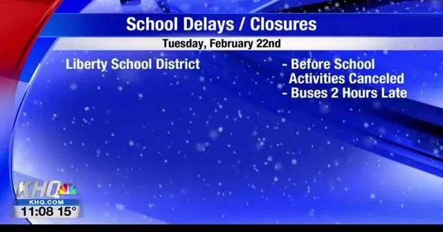 School delays due to weather | School Closures | khq.com
