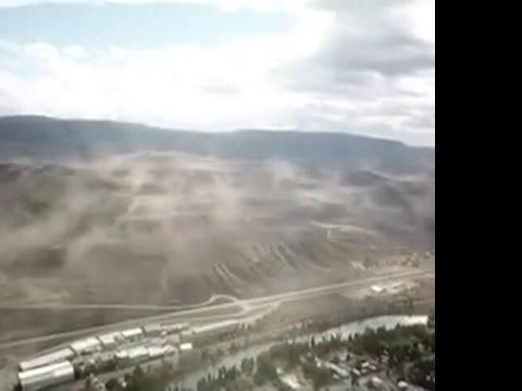 Cold Springs Fire leaves clouds of dust in its wake | News | khq.com