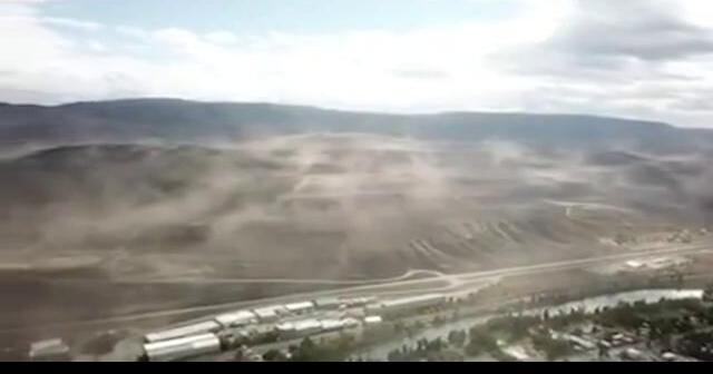 Cold Springs Fire leaves clouds of dust in its wake | News | khq.com