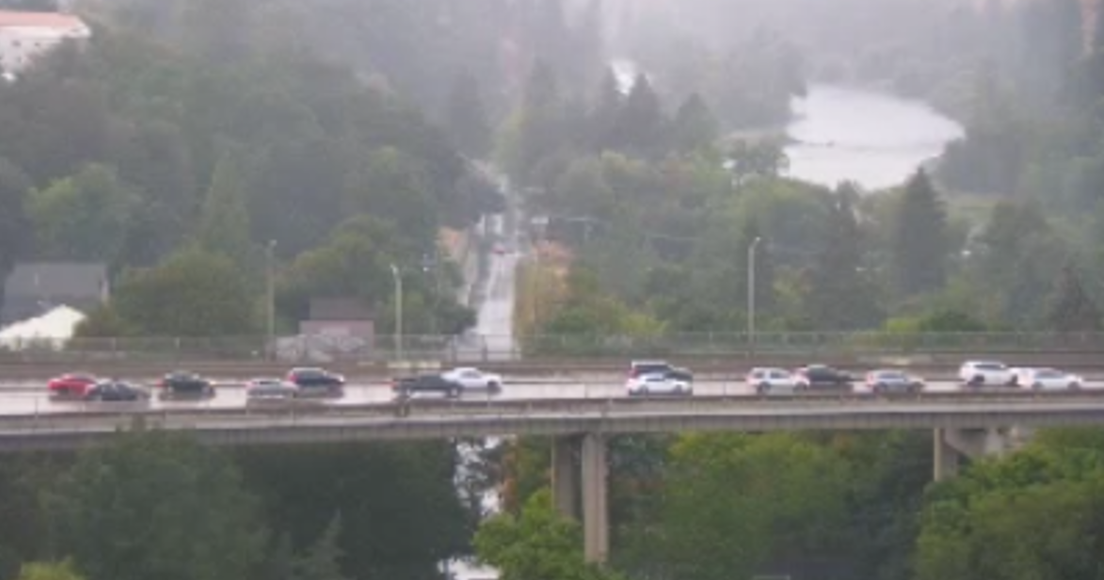 Traffic delays on Maple Street Bridge due to car crash | Spokane News ...