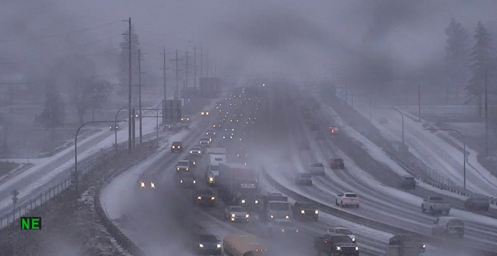 I-90 car crash hitting guardrail causing traffic delays | Spokane News ...