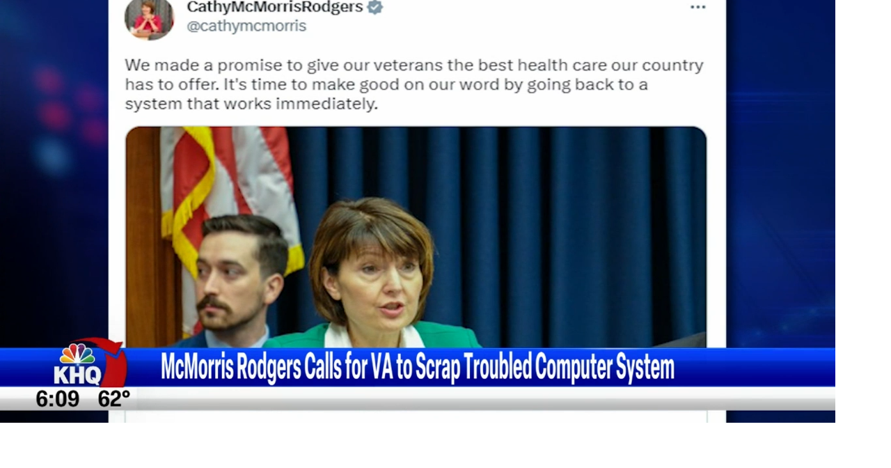 Cathy McMorris Rodgers responds to halt in Veteran Affairs electronic ...