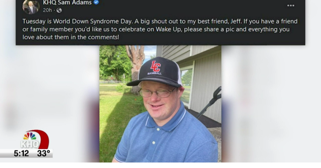 World Down Syndrome Day: Sam celebrates his good friend, Jeff | | khq.com