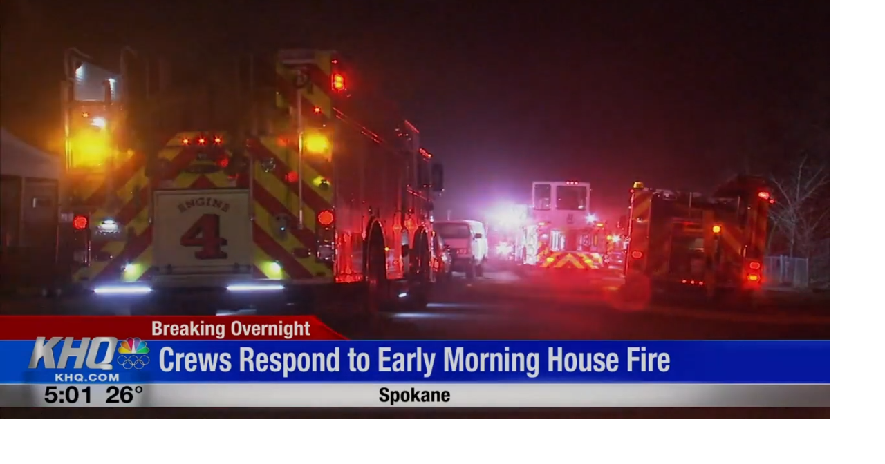Spokane Fire responds to early morning fire near Indiana and Washington ...