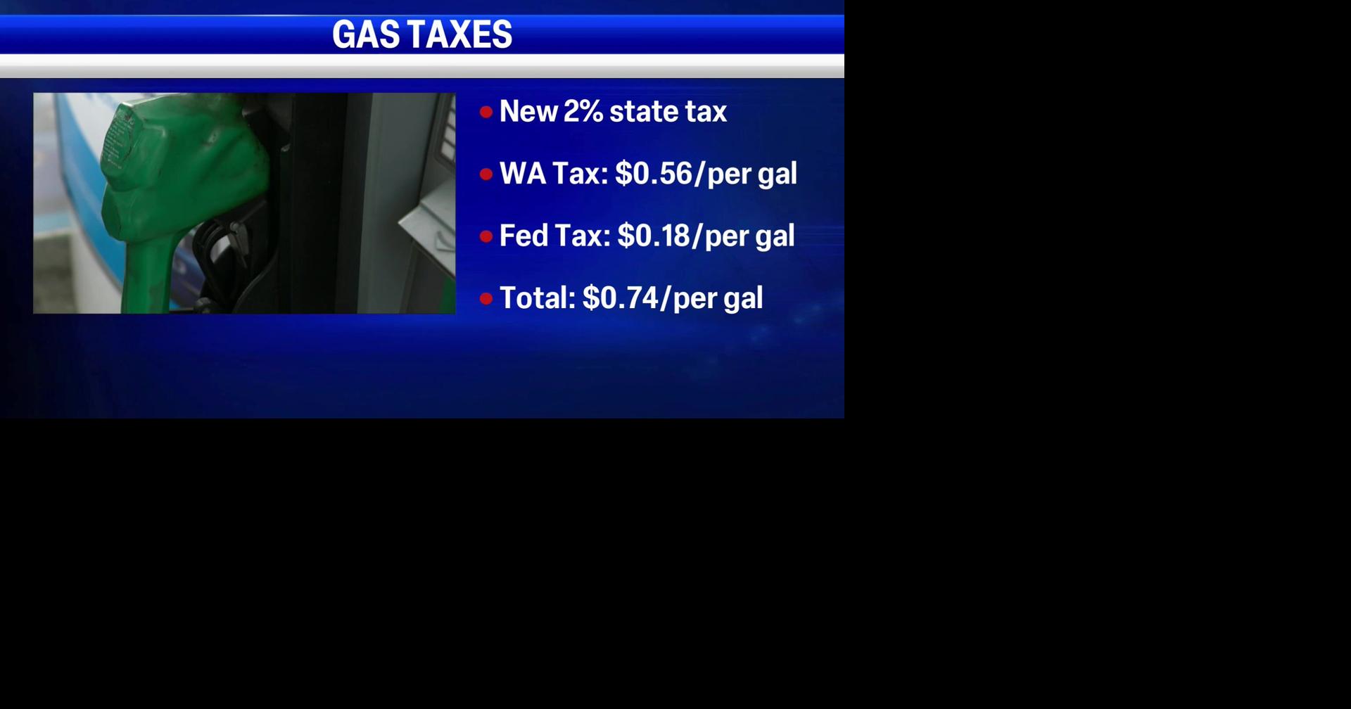 Washington gas tax totals 56 cents as holiday fuel prices stay high ...