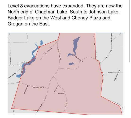 Williams Lake Fire burning south of Cheney now 100% contained | Spokane ...