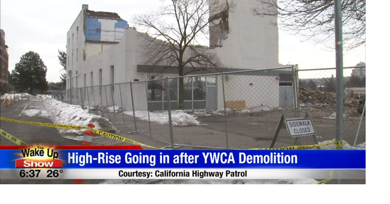 Old YWCA building torn down to make way for new high-rise | Spokane ...