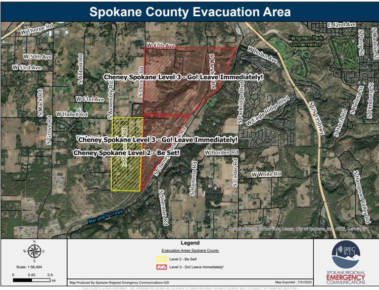200-acre brush fire forces evacuations along Cheney Spokane Road west ...