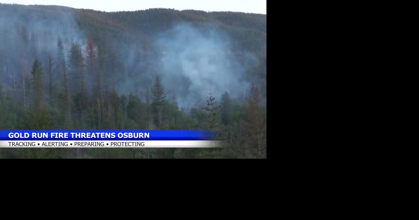 Evacuations reduced for Gold Run Fire burning near Kellogg | Spokane ...