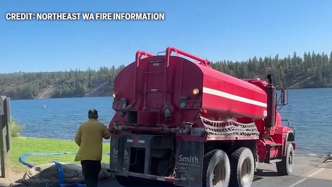 Lake Spokane Fire now over 100% contained, evacuations hold ...