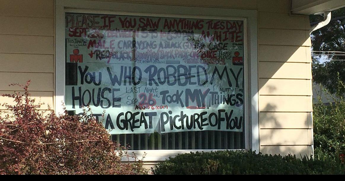 Spokane woman calls out crooks with giant sign | Spokane News | khq.com