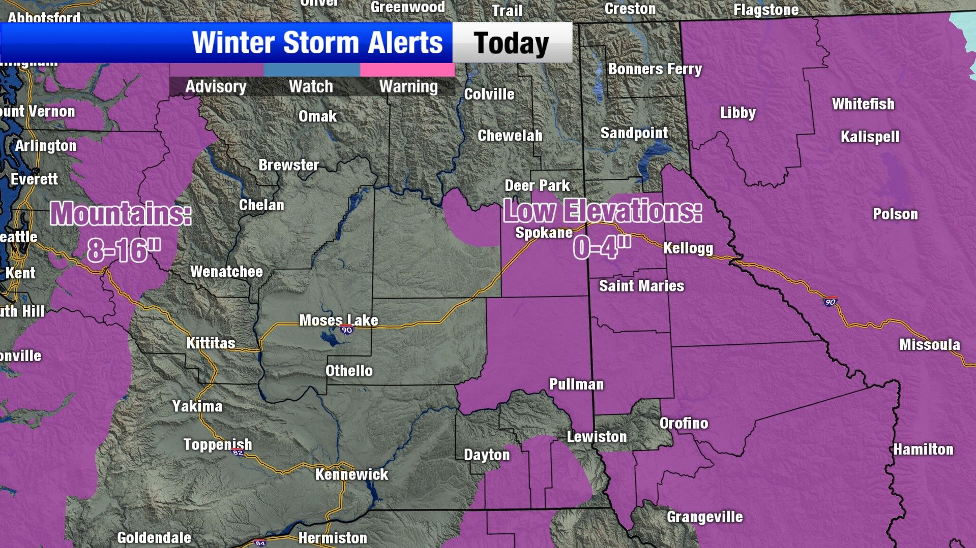 A return of wintry precipitation will be followed by cold temperatures ...