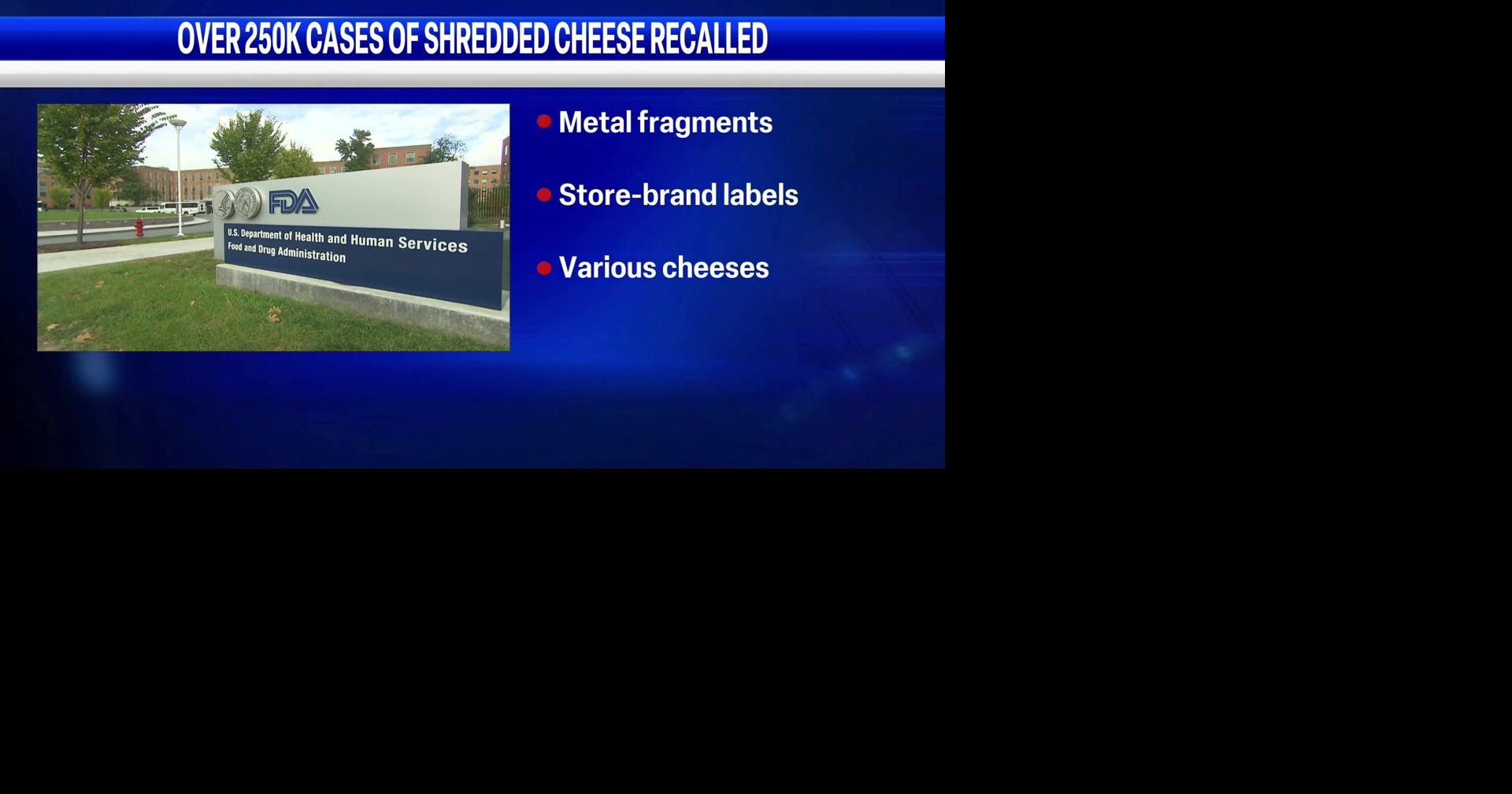 Over 250,000 cases of shredded cheese sold at Target, Walmart recalled ...