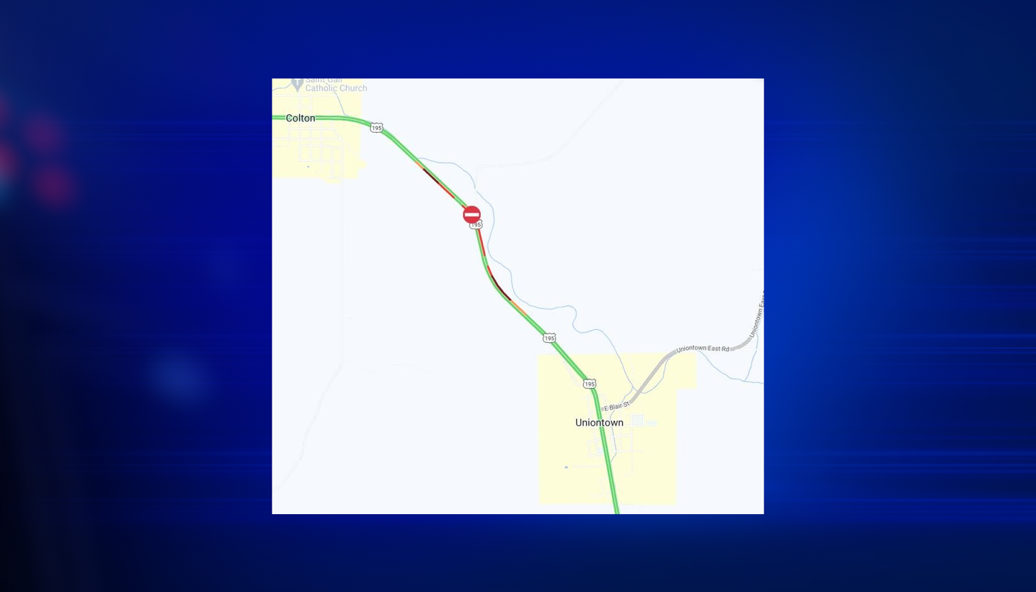 US 195 blocked between Colton and Uniontown | Spokane News | khq.com
