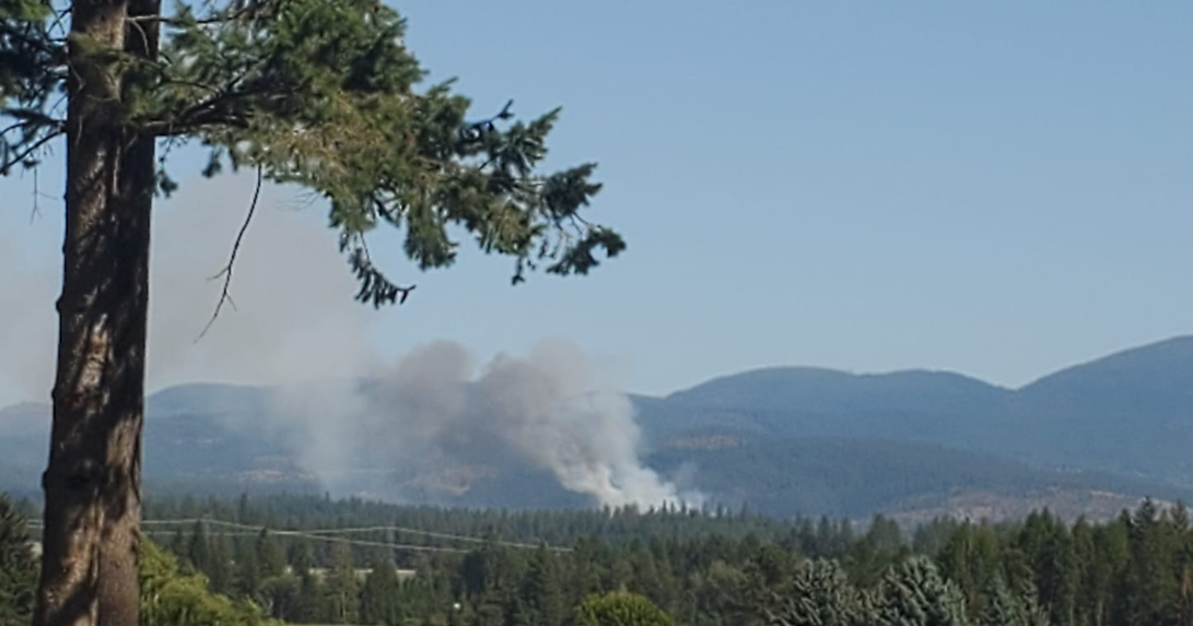 Nelson Creek fire burns 70-acres near Elk Washington | Washington ...