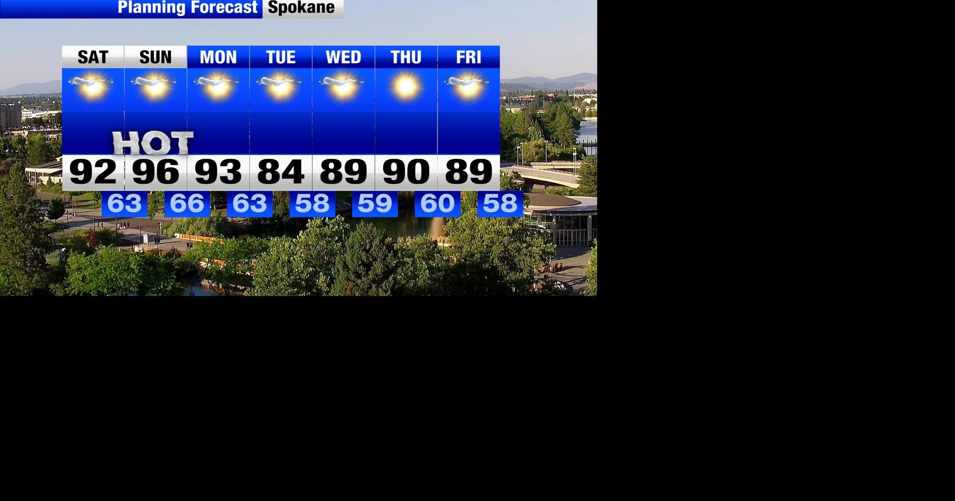 Warming trend intensifies for the Inland Northwest Weekend | Weather ...