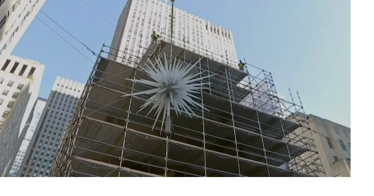 Crews place 900-pound tree topper on Rockefeller Center Tree | News ...