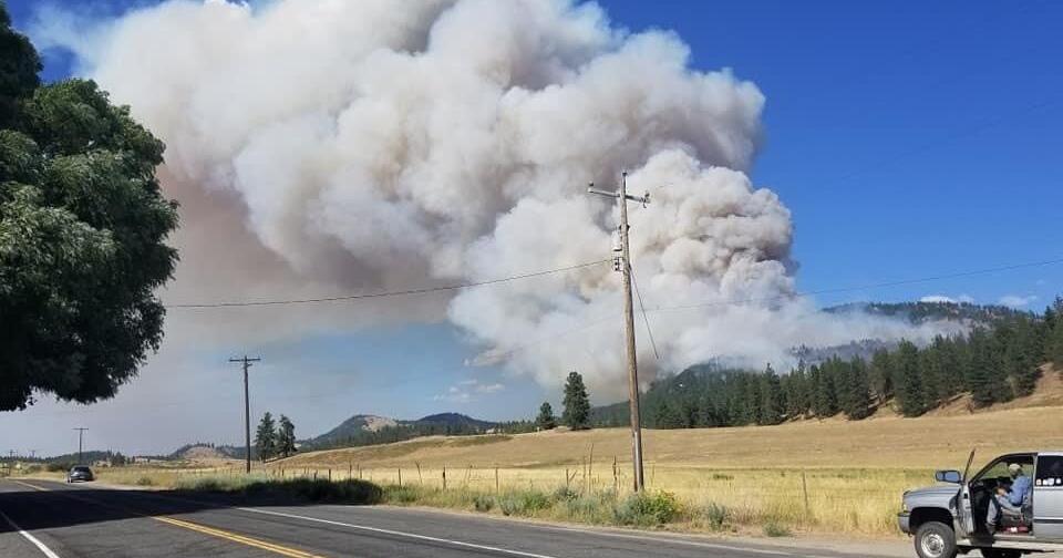 Goddard Road Fire near Rice 65% contained | Washington Wildfires | khq.com