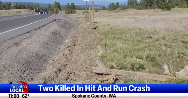 2 found dead on side of road in Spokane County in suspected hit and run ...