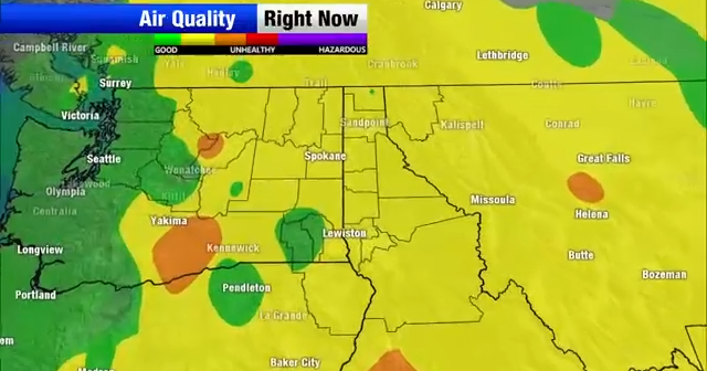 Widespread haze and light smoke have reached Spokane and surrounding ...