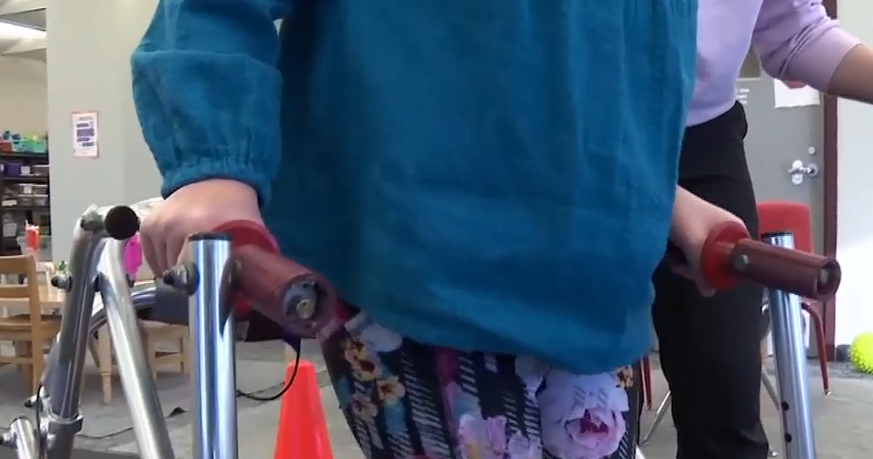 High school robotics team build walker for young girl | Spokane News ...