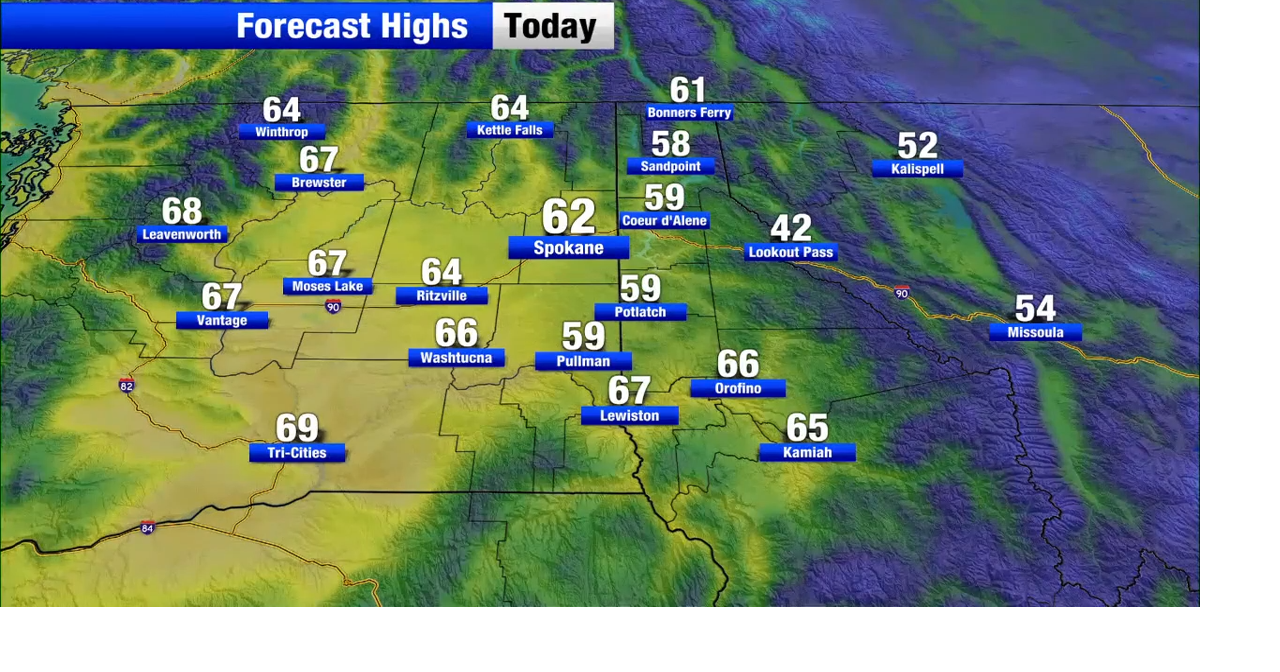Isolated rain showers with partly sunny skies and warm temperatures ...