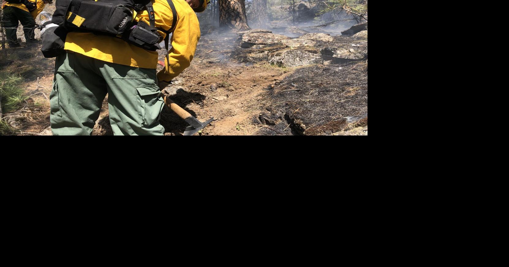 Crews respond to brush fire in Dishman Hills Conservation Area ...