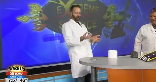 Extreme Science: Racing 'round things' to learn about intertia ...