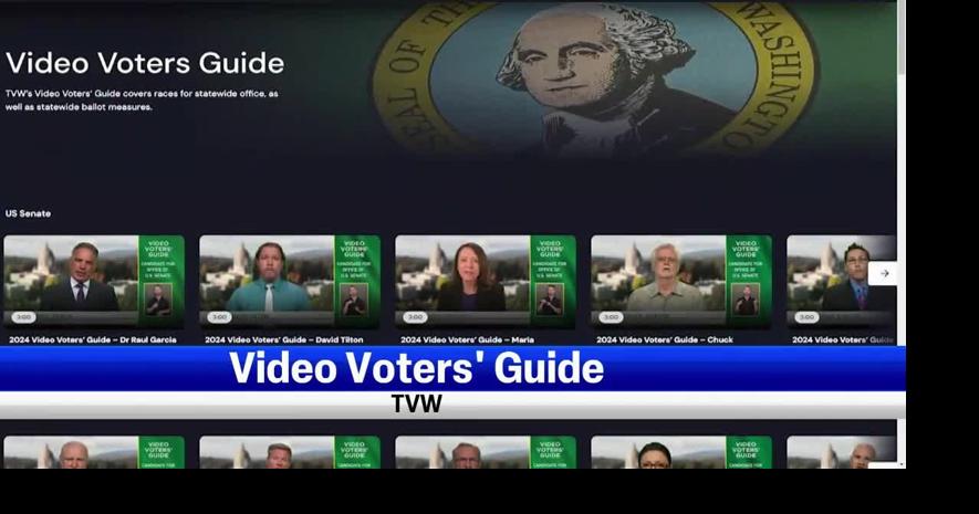 Video voters' guide now available in Washington state | Election ...