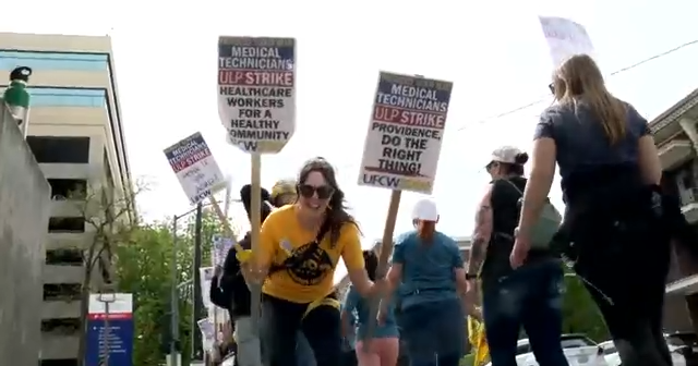 500 Providence technical workers on strike in Spokane | Spokane News ...