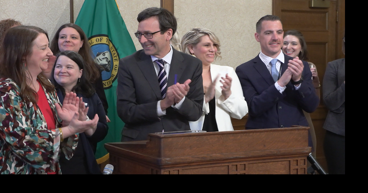 Governor Bob Ferguson responds to redrawing congressional maps ahead of ...