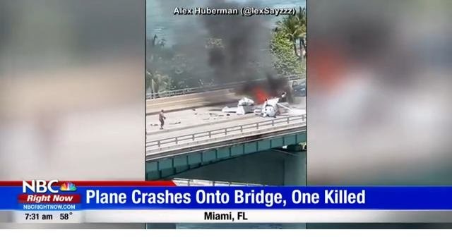One dead, five injured after small aircraft crashes into bridge near ...