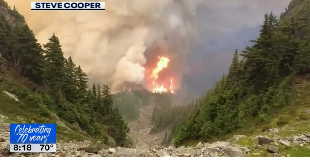 Hikers make harrowing escape from Bolt Creek Fire | Spokane News | khq.com