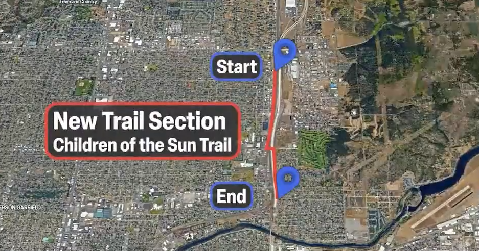 New section of Children of the Sun Trail set to open Saturday ...